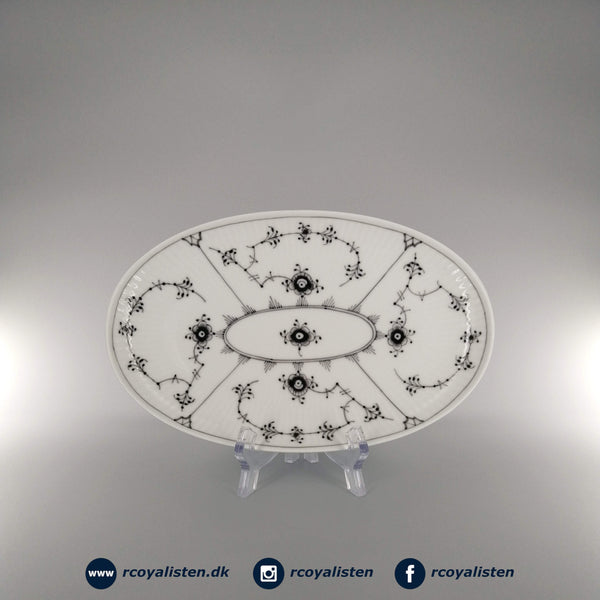 Royal Copenhagen Sort Musselmalet Riflet Asiet (23 cm) - #356 ...
